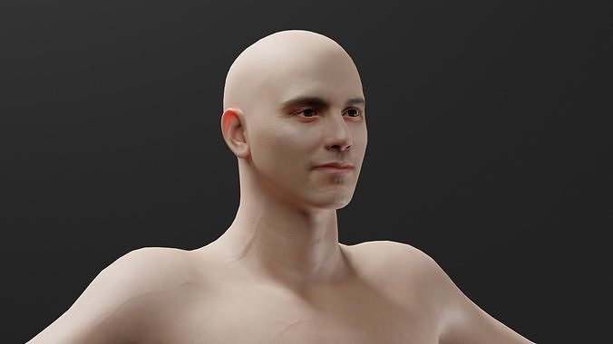 Realistic Male Character - Gershon 3D model rigged | CGTrader