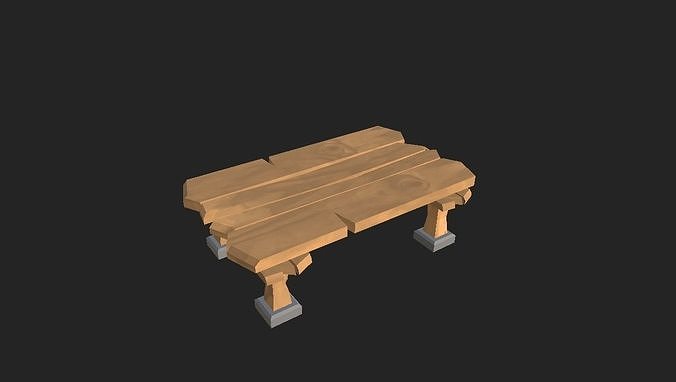 3D model Stylized Table VR / AR / low-poly | CGTrader