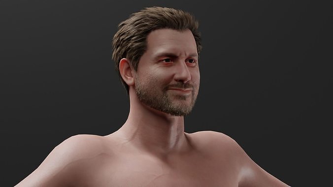 Realistic Male Character - Justin 3D model rigged | CGTrader