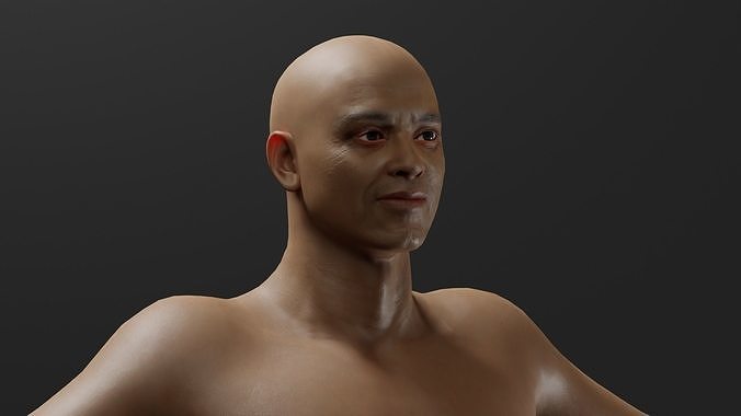 Realistic Male Character Keanan 3d Model Rigged Cgtrader