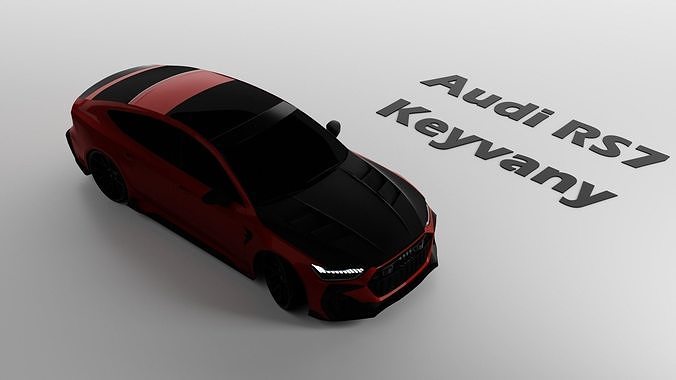 Audi RS7 Keyvani 3D model | CGTrader