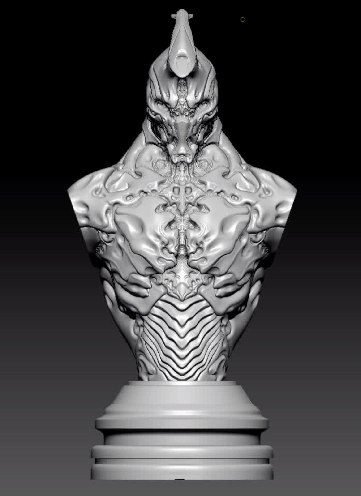 Space Knight Bust 3D model 3D printable | CGTrader