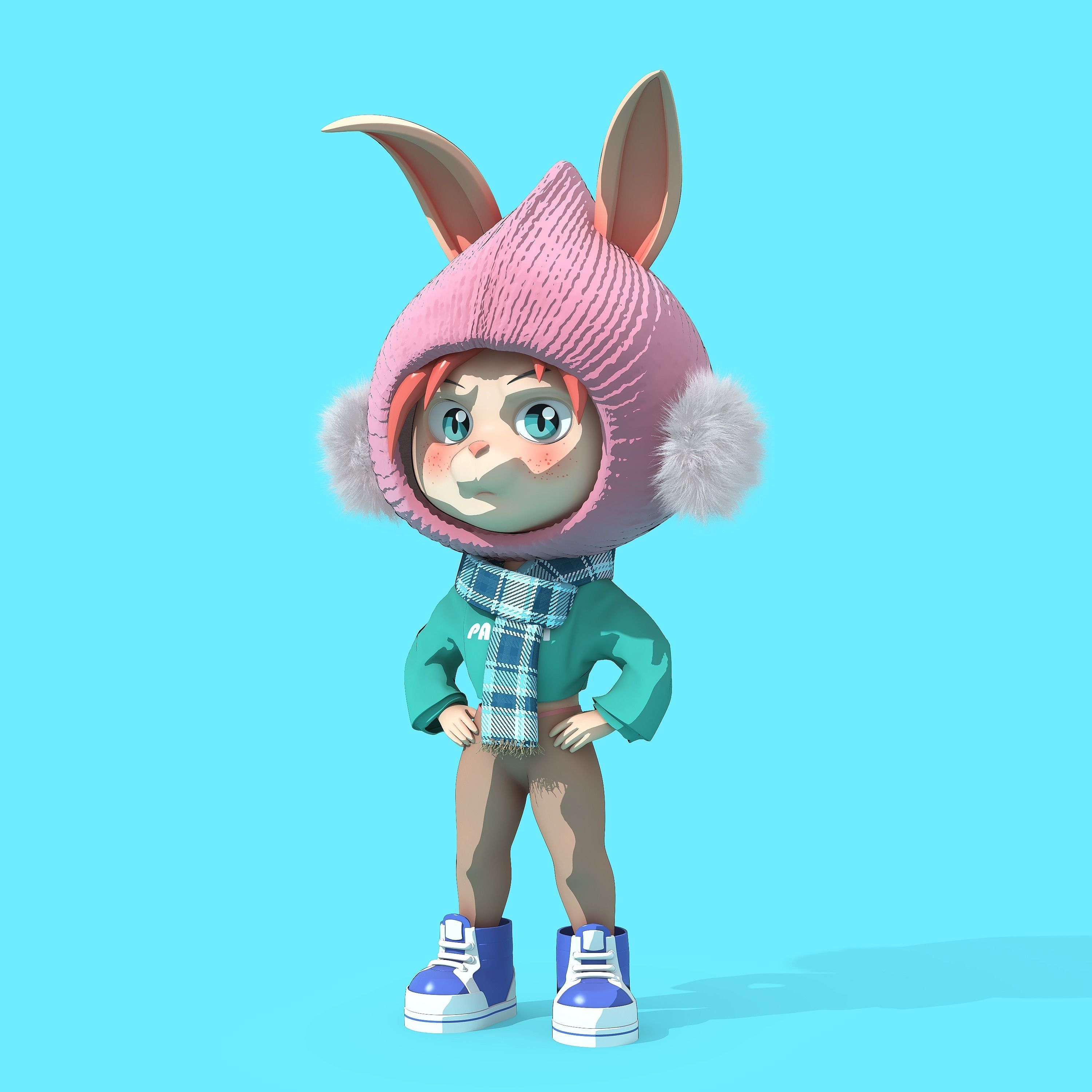 Bunny Collection 1100 3D model | CGTrader
