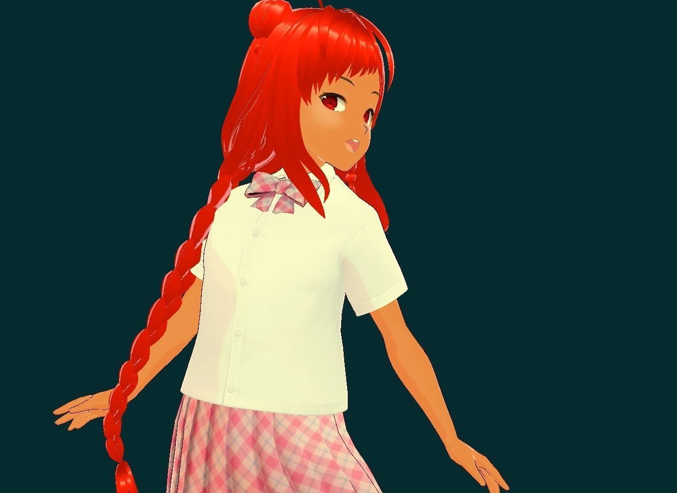 3D model Rena original vrchat VR / AR / low-poly | CGTrader