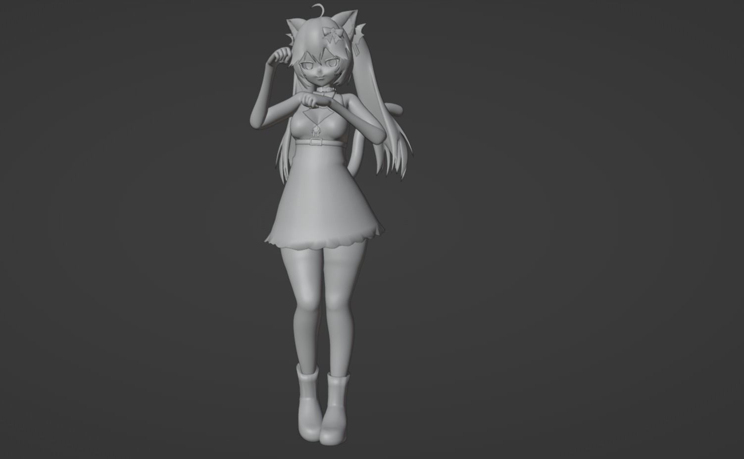 Anime Character - Nyatasha Nyanners 3D model | CGTrader