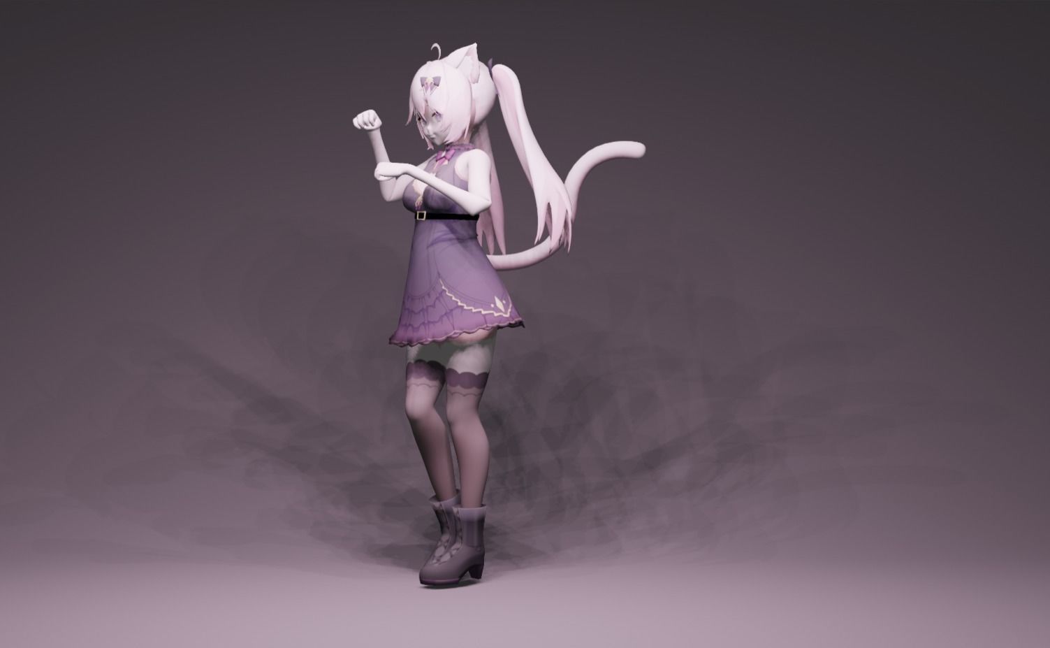 Anime Character - Nyatasha Nyanners 3D model | CGTrader