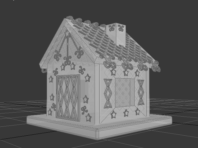 Gingerbread House 3D model 3D printable | CGTrader
