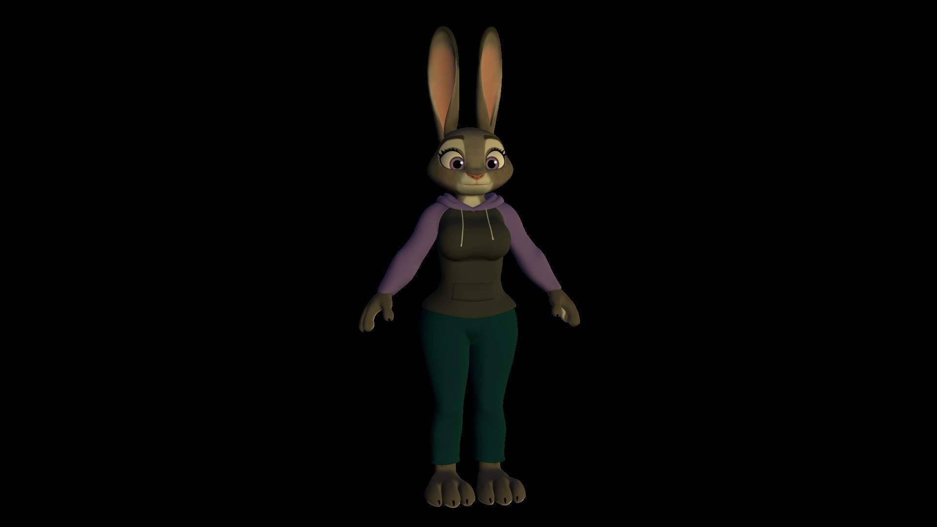3D model Judy Hopps Model VR / AR / low-poly | CGTrader