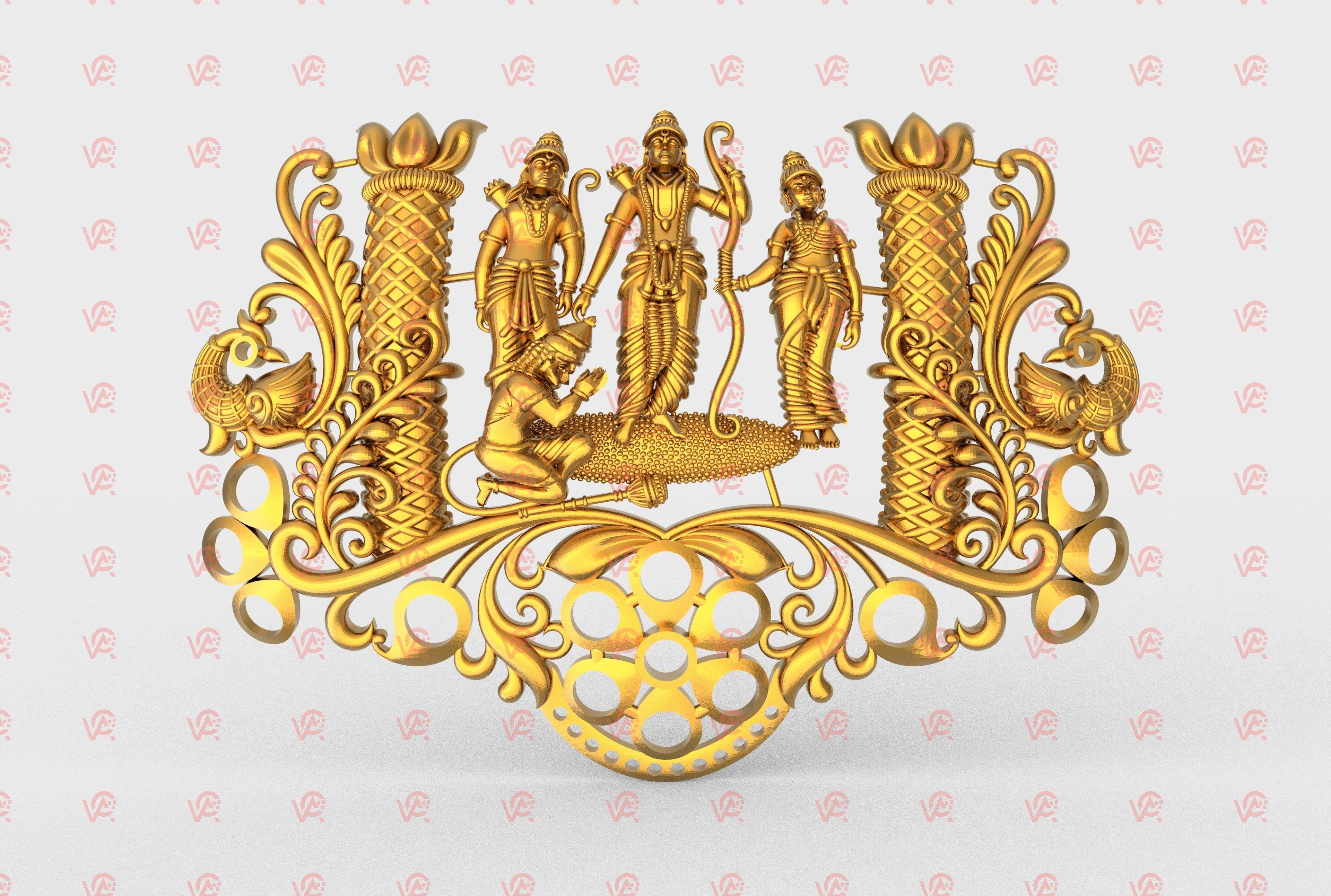 Ram Parivar- Ram Laxman Sita Hanuman 3D model 3D printable | CGTrader