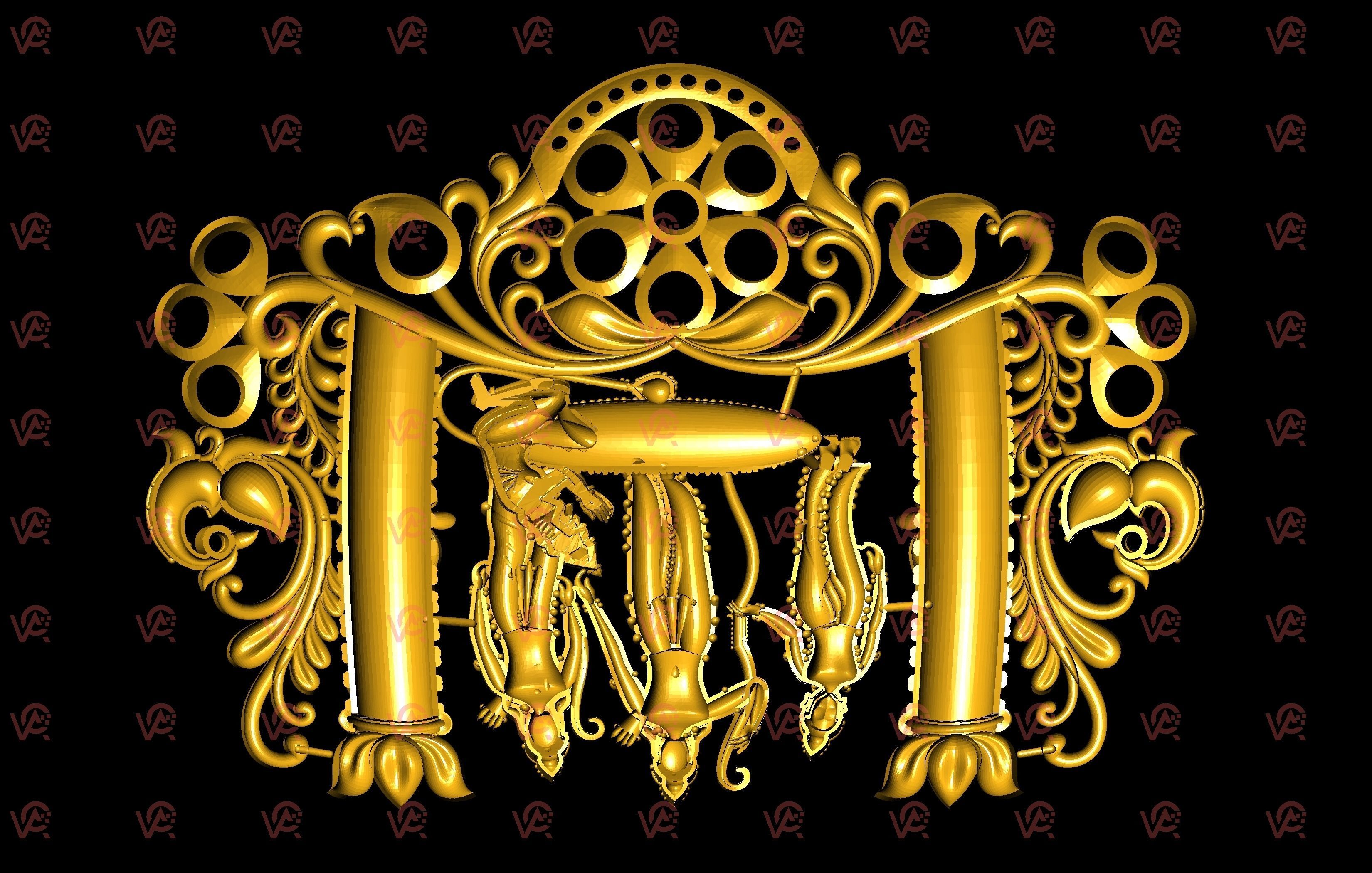 Ram Parivar- Ram Laxman Sita Hanuman 3D model 3D printable | CGTrader