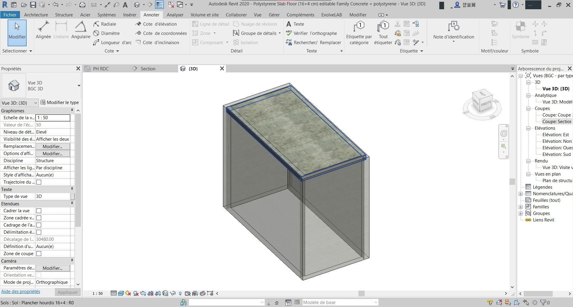 Polystyrene Slab Family for Section enhancement 3D model | CGTrader