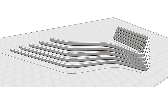 SIMPLE AND MODERN BOUNDARY WALL DESIGN 3D model | CGTrader