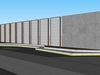 Modern boundary wall design 3D model | CGTrader