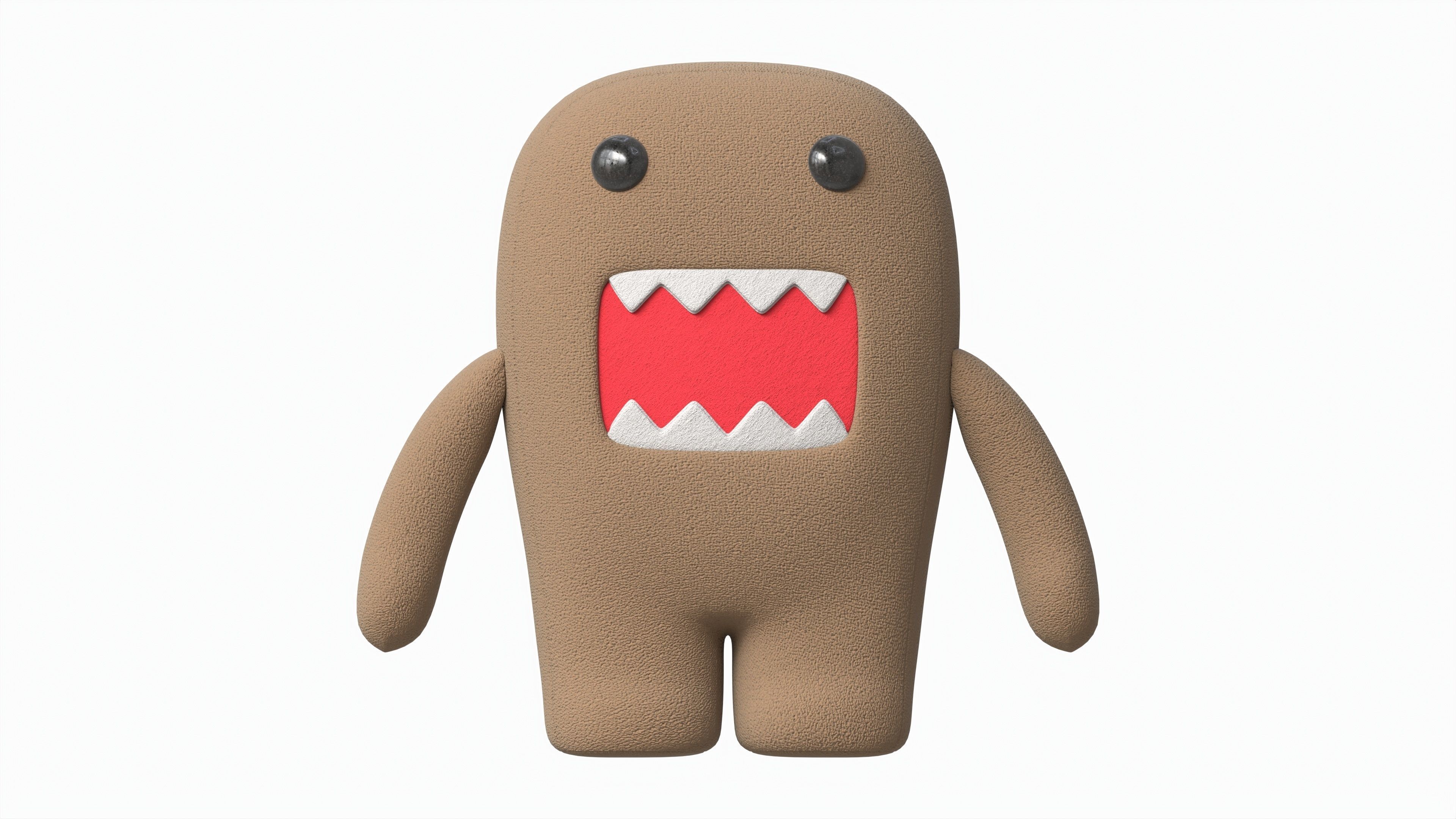 Japanese Cartoon Domo Toy 3D model | CGTrader