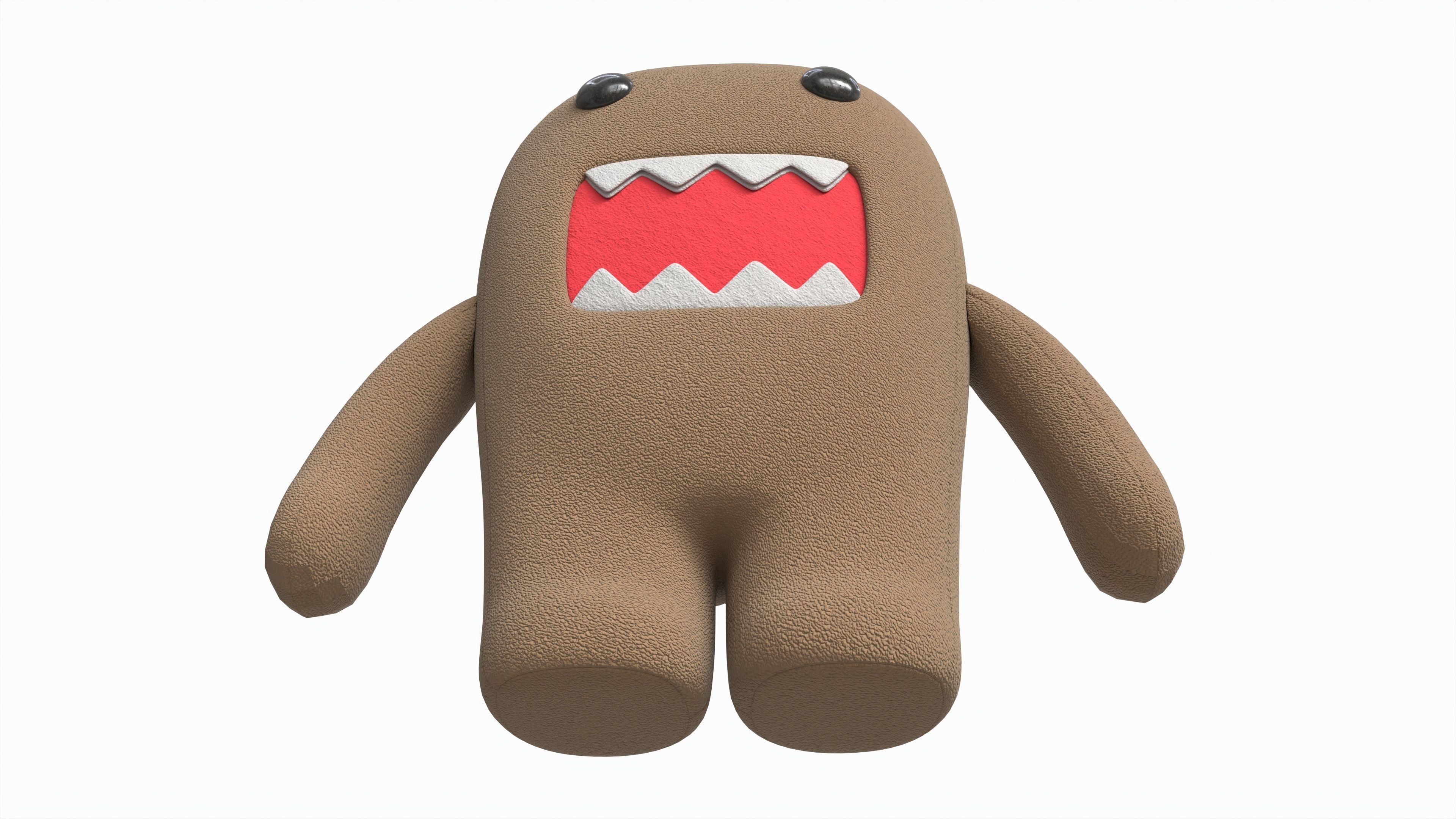 Japanese Cartoon Domo Toy 3D model | CGTrader