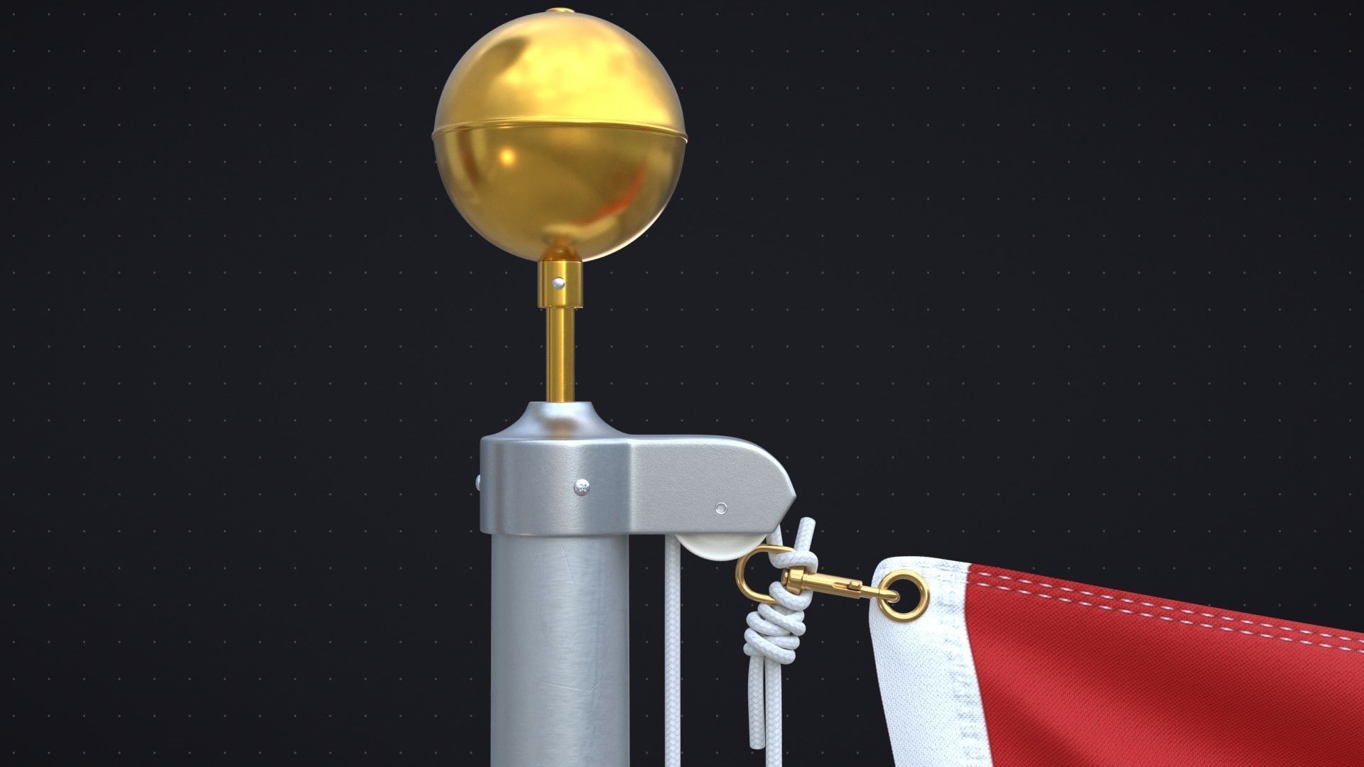 Flag Animated Looped 3D model animated | CGTrader