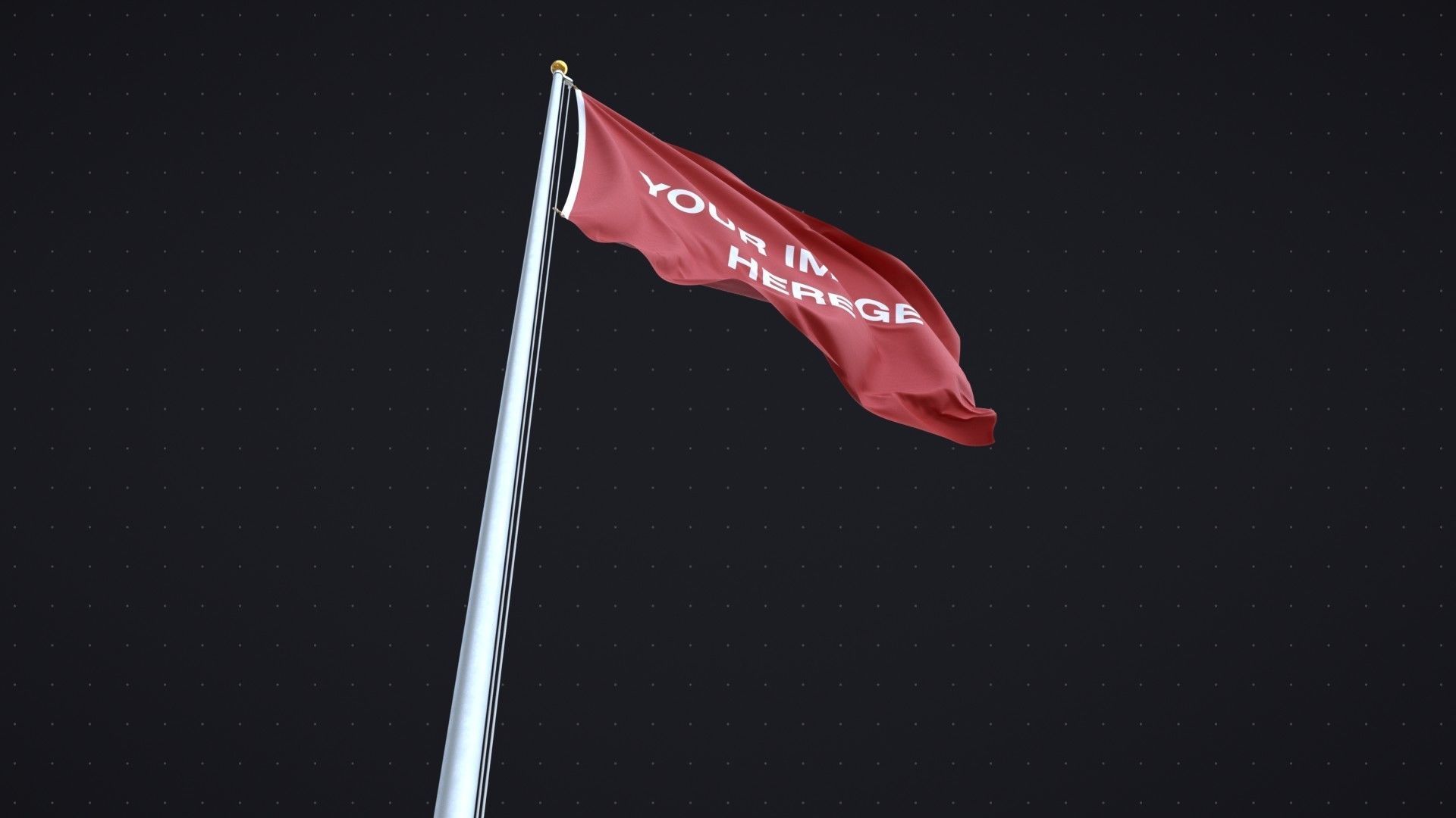 Flag Animated Looped 3D model animated | CGTrader