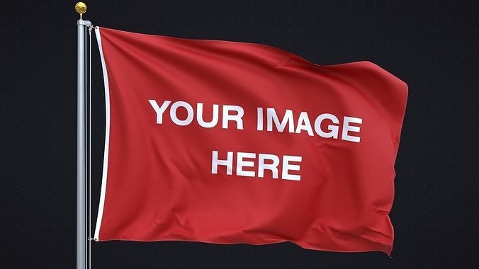 Flag Animated Looped 3D model animated | CGTrader