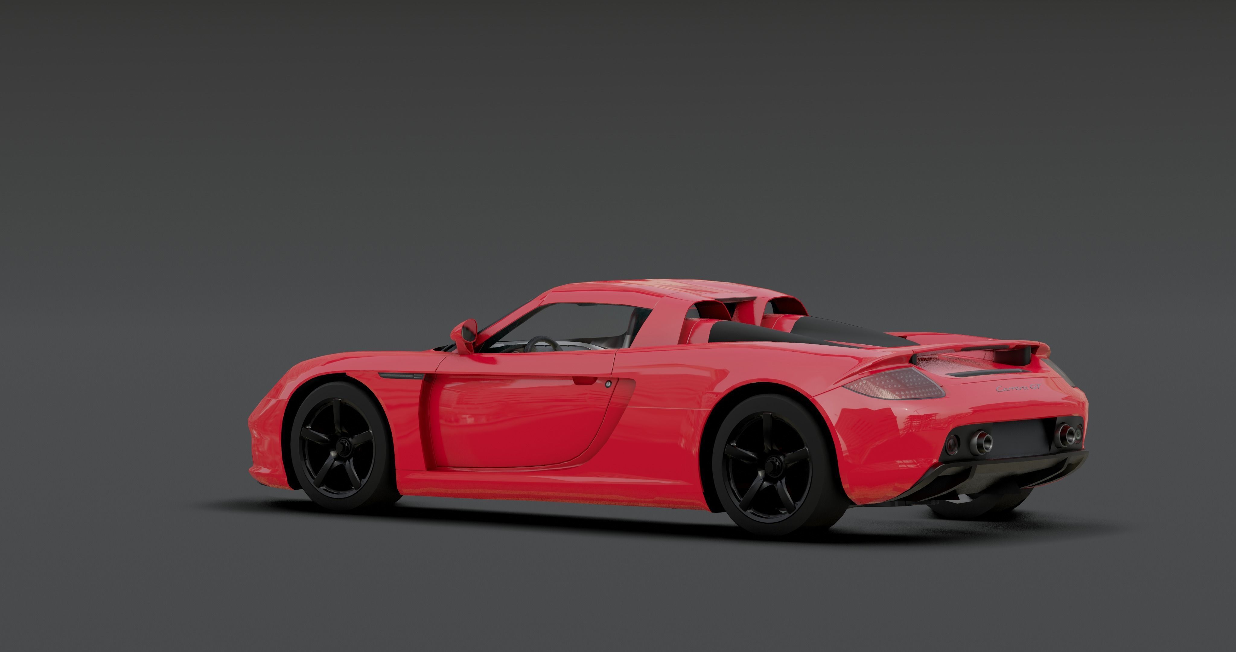3D model Porsche Carerra GT VR / AR / low-poly | CGTrader