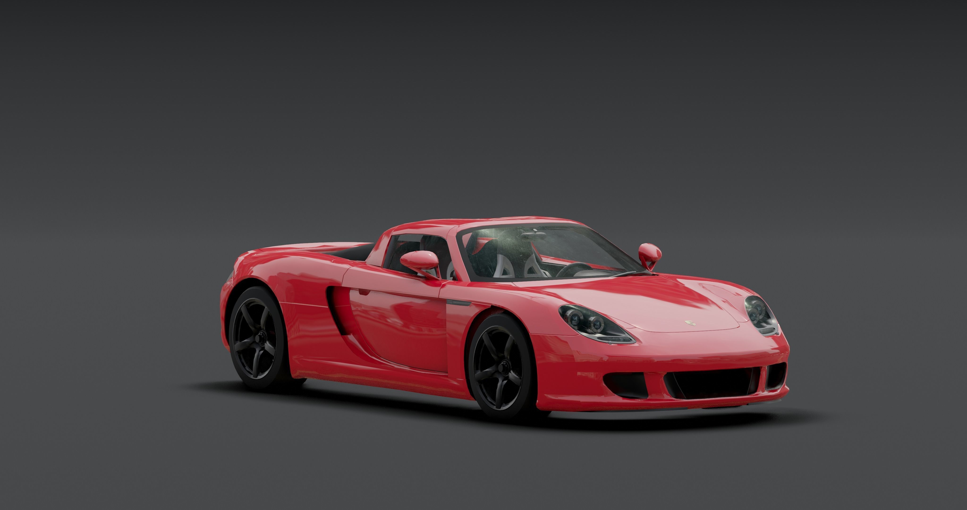 3D model Porsche Carerra GT VR / AR / low-poly | CGTrader