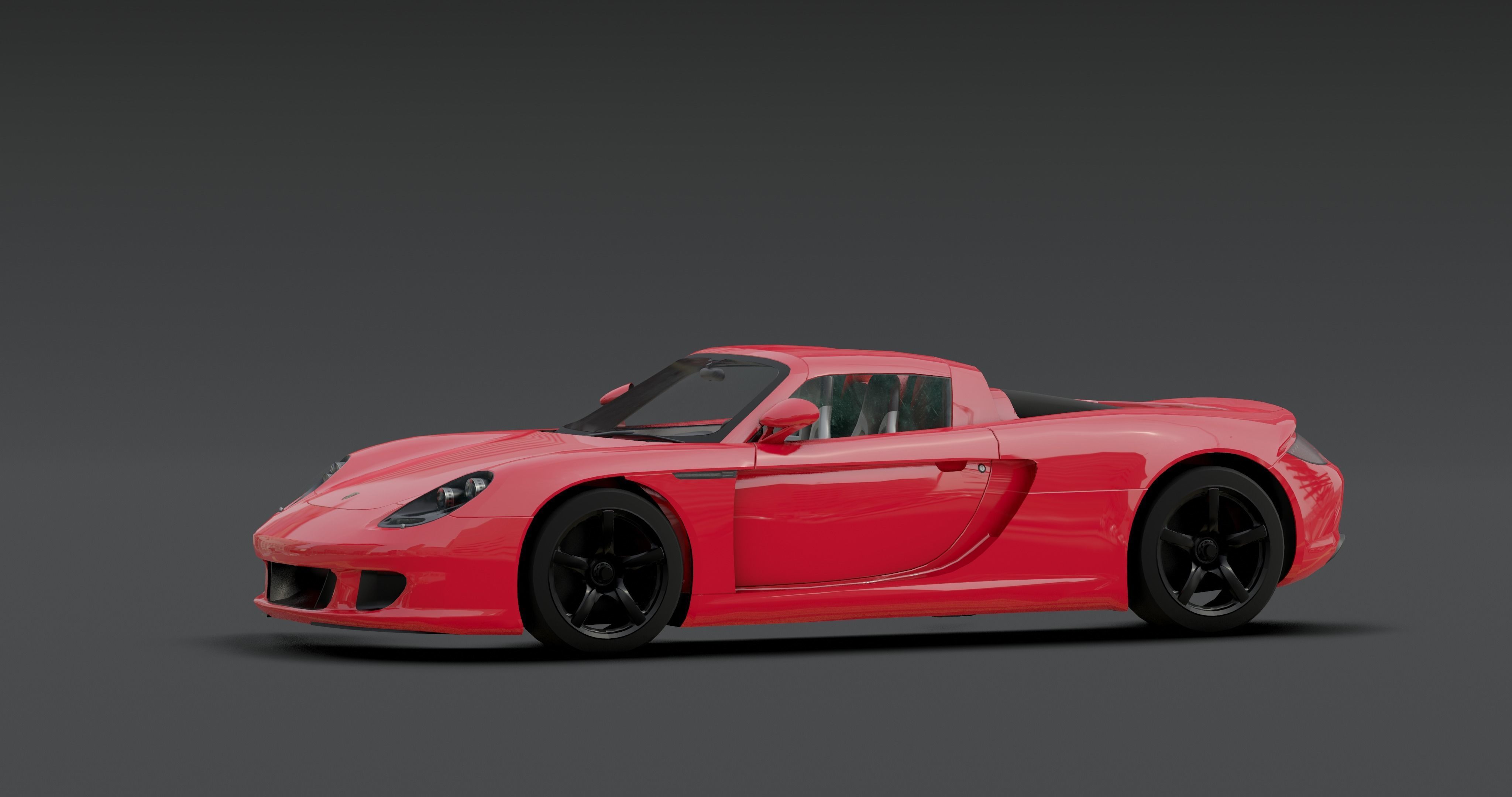 3D model Porsche Carerra GT VR / AR / low-poly | CGTrader