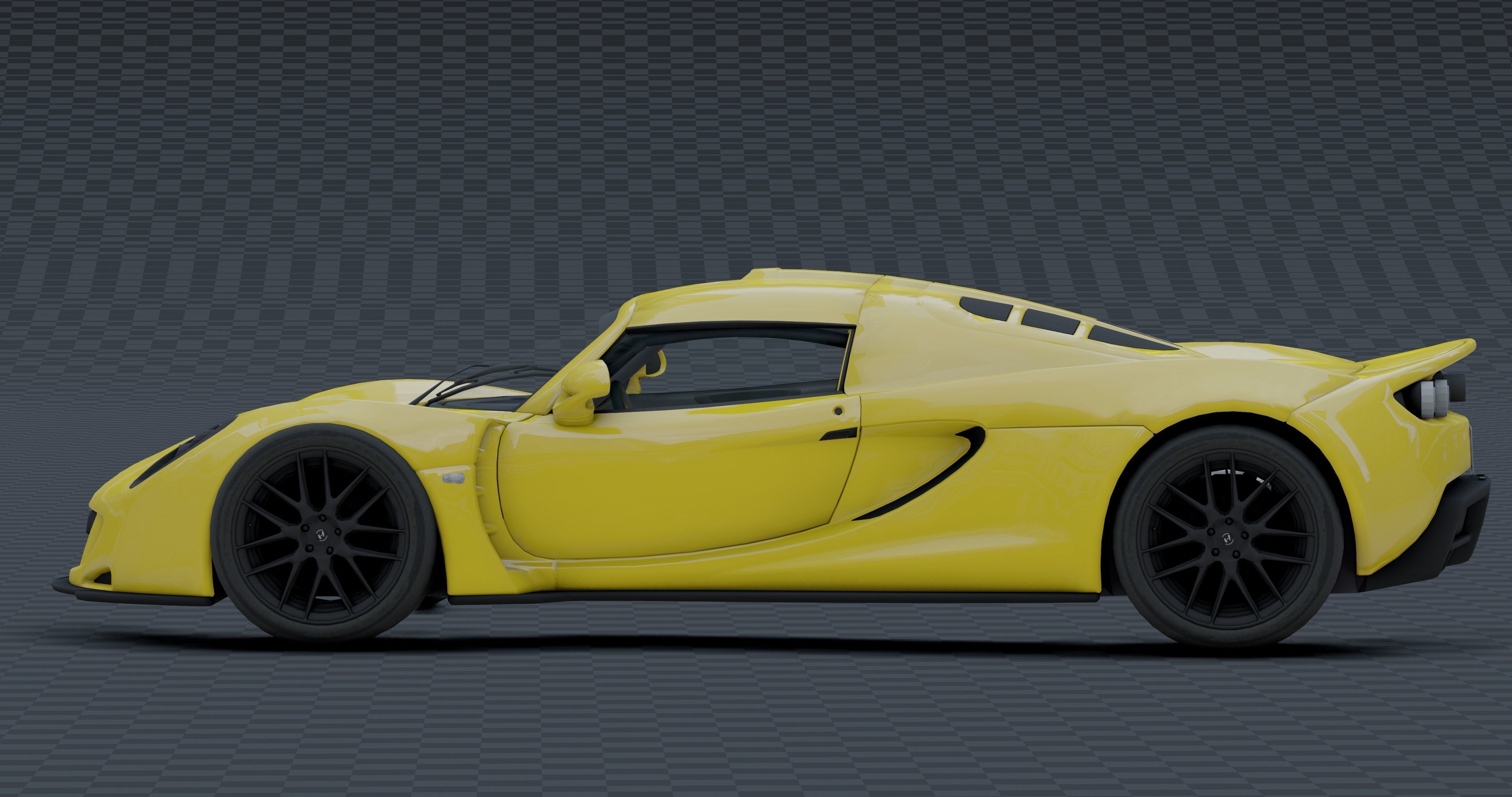 3D model Henessy Venom GT VR / AR / low-poly | CGTrader