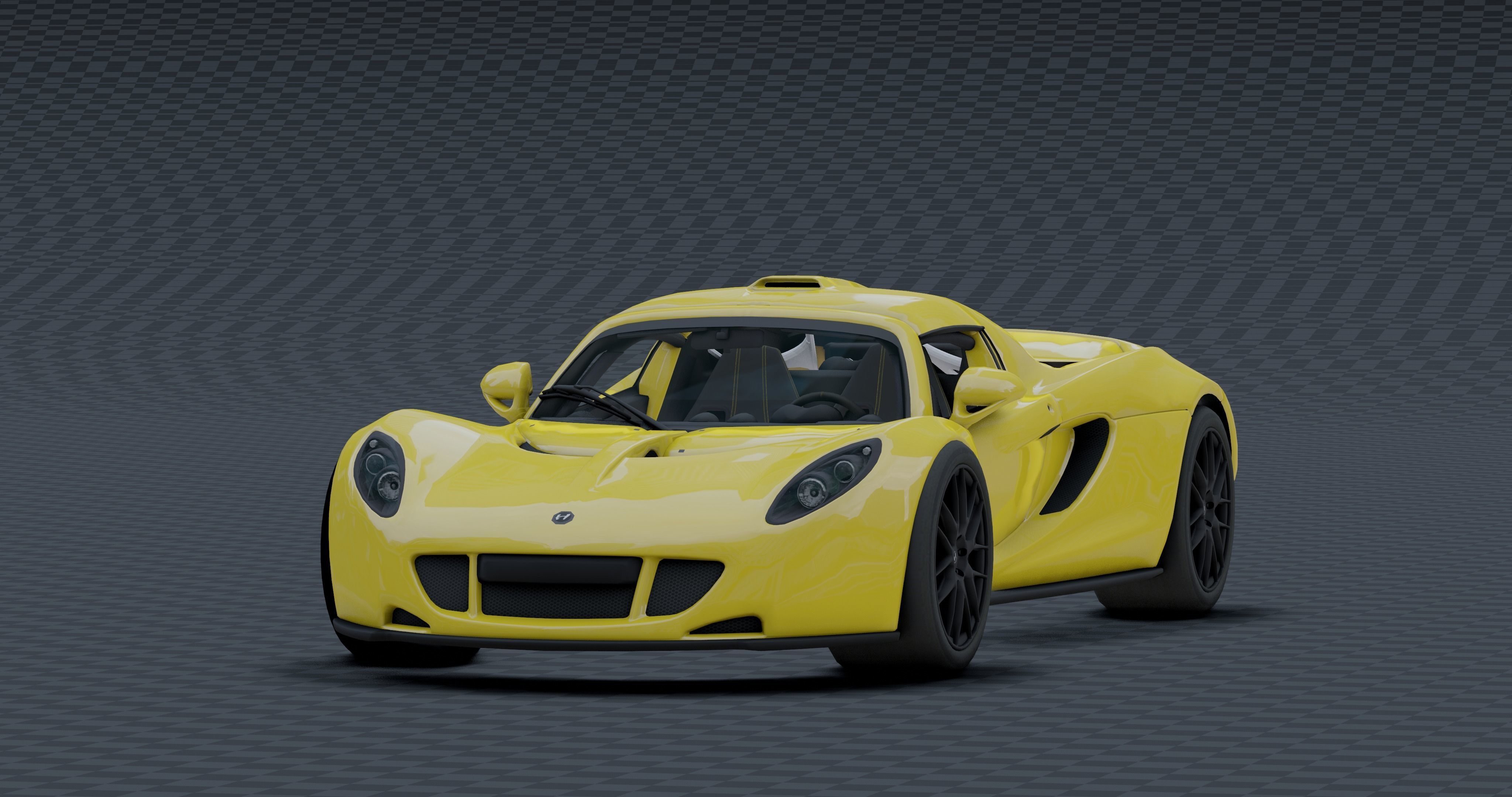 3D model Henessy Venom GT VR / AR / low-poly | CGTrader