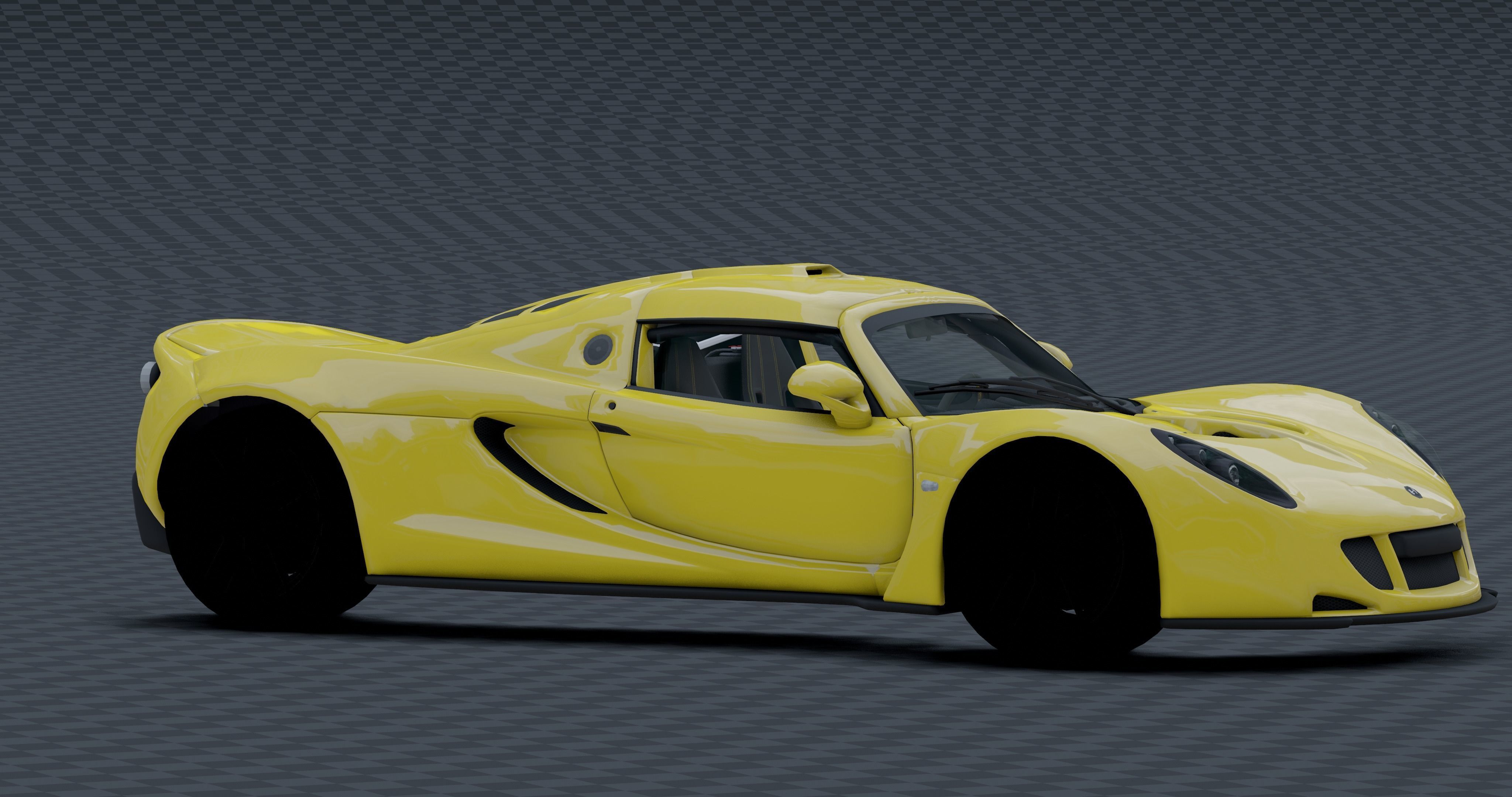 3D model Henessy Venom GT VR / AR / low-poly | CGTrader