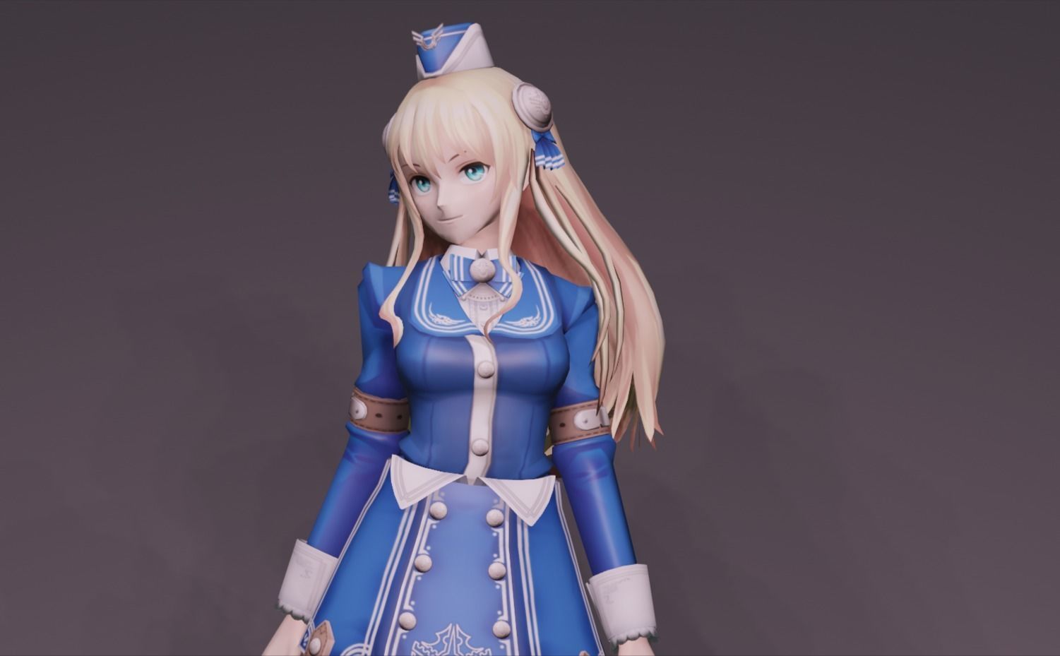 Anime Character - Unique 13 3D model | CGTrader