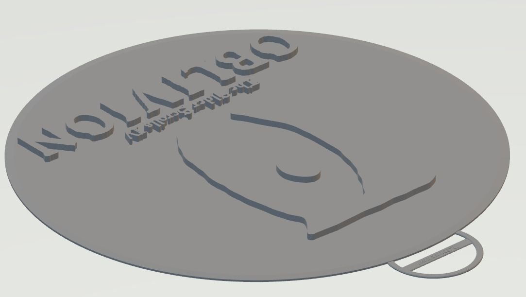 The Elder Scrolls IV Oblivion Logo Keychain 3D model 3D printable ...