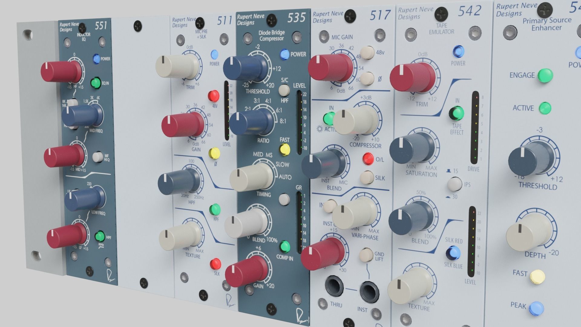Rupert Neve Designs 500 series collections 3D model | CGTrader