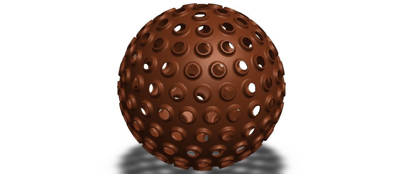 Wireframe Shape Geometric Spikes Ball 3D model 3D printable | CGTrader