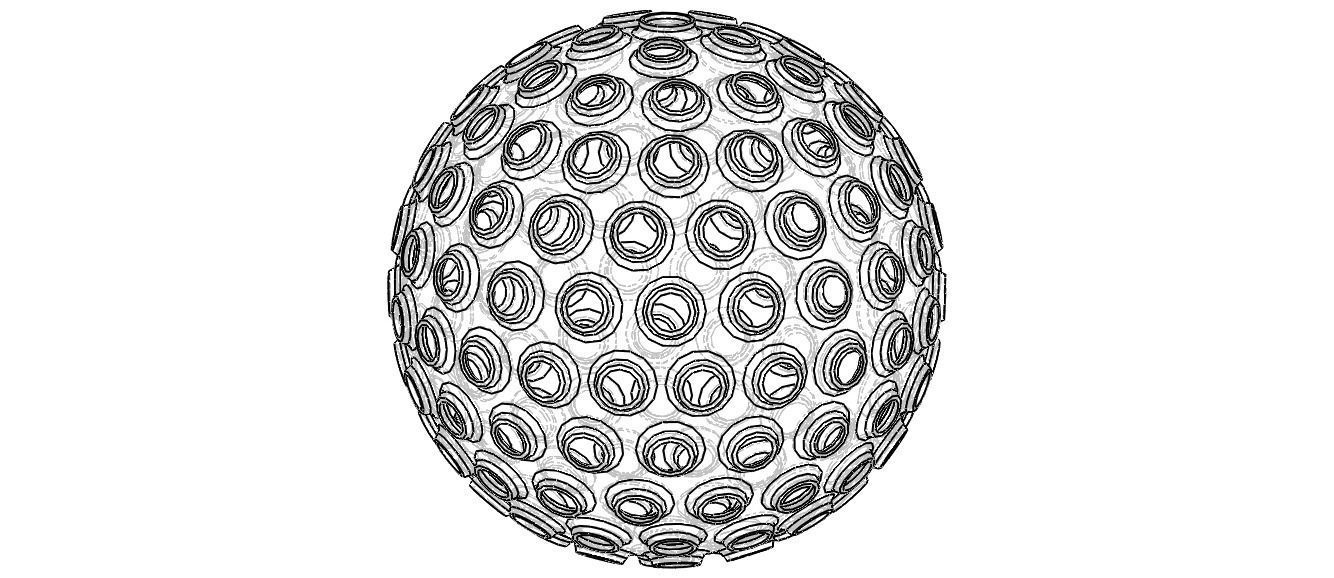 Wireframe Shape Geometric Spikes Ball 3D model 3D printable | CGTrader