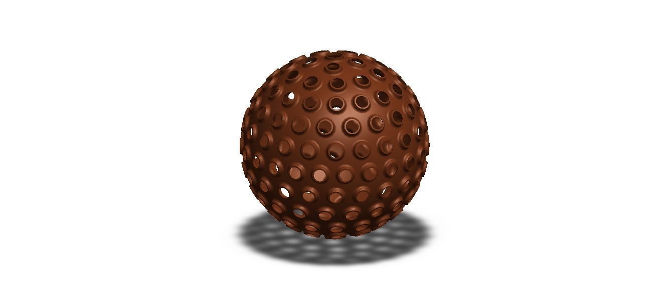 Wireframe Shape Geometric Spikes Ball 3D model 3D printable | CGTrader