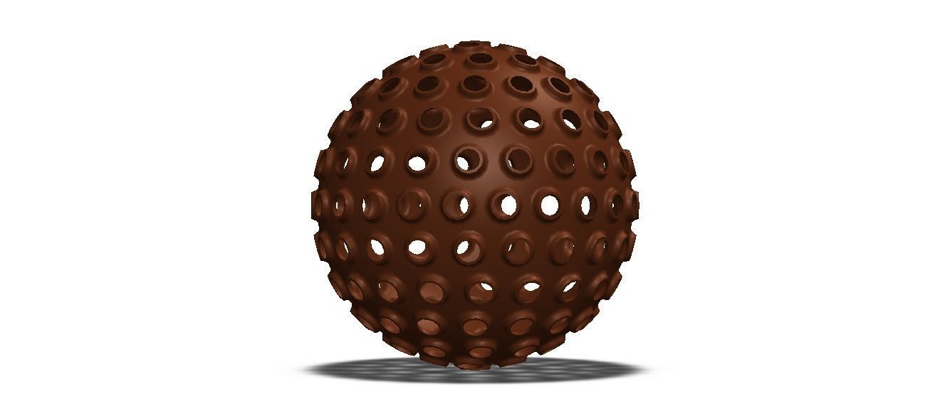 Wireframe Shape Geometric Spikes Ball 3D model 3D printable | CGTrader