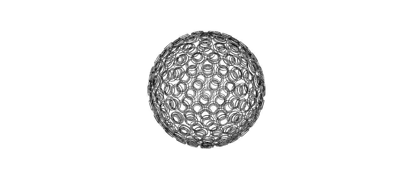 Wireframe Shape Geometric Spikes Ball 3D model 3D printable | CGTrader