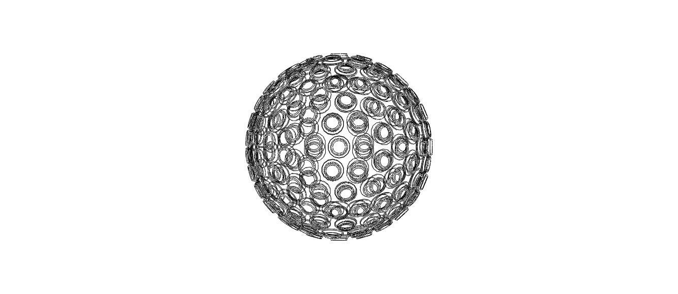 Wireframe Shape Geometric Spikes Ball 3D model 3D printable | CGTrader