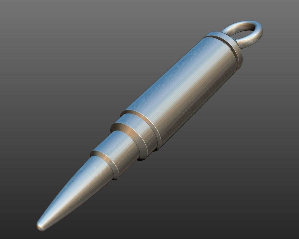 Bullet pendant stash jewelry 3d model for printing STL 3D model 3D ...