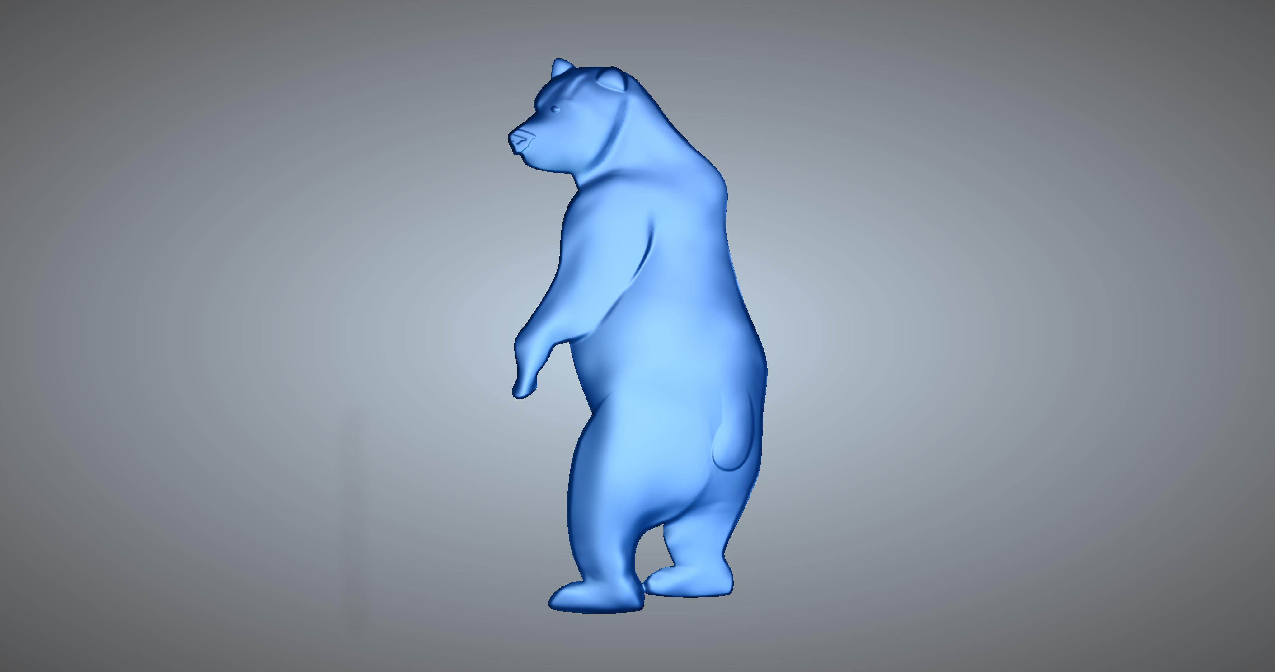 Bear Figure 3D model 3D printable | CGTrader