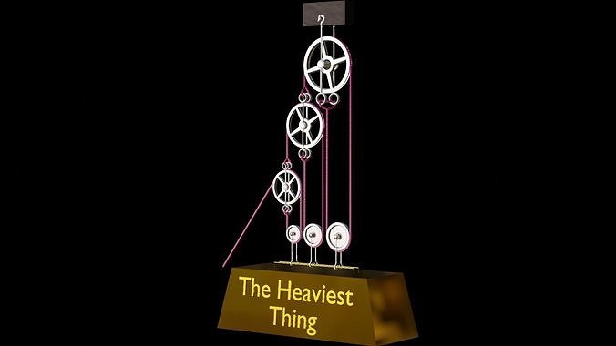 Mechanical Pulley Animated 9 3D model animated | CGTrader