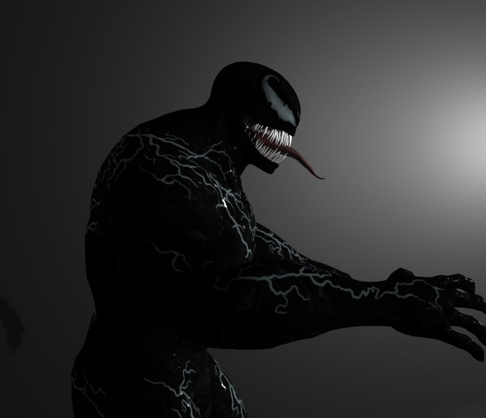 venom 3D model animated rigged | CGTrader