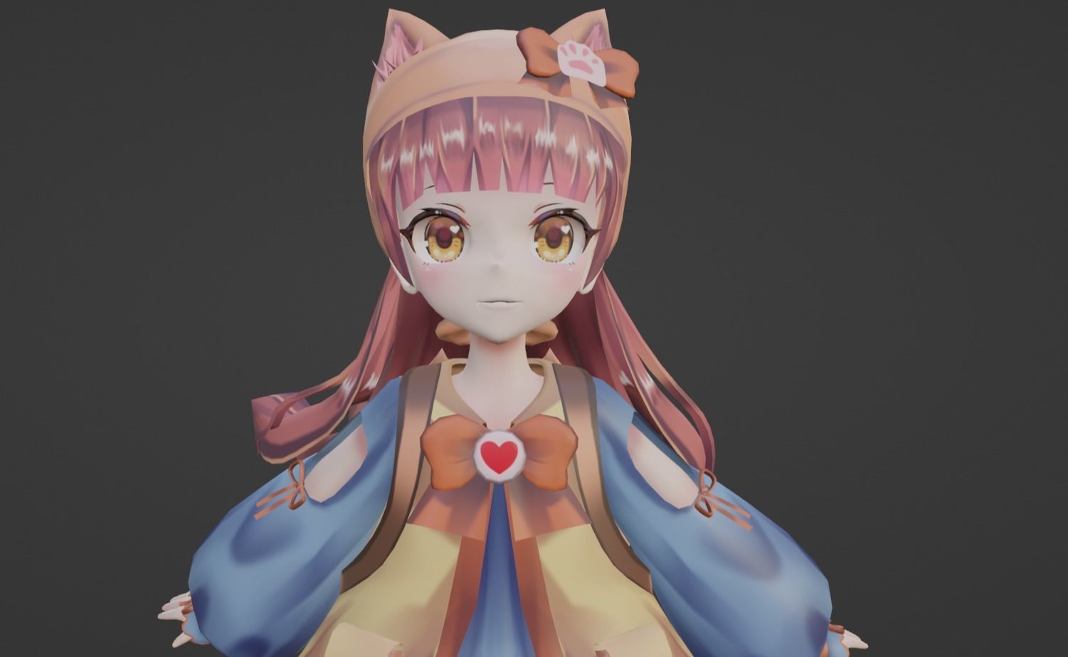 Anime Character - Unique 22 3D model | CGTrader
