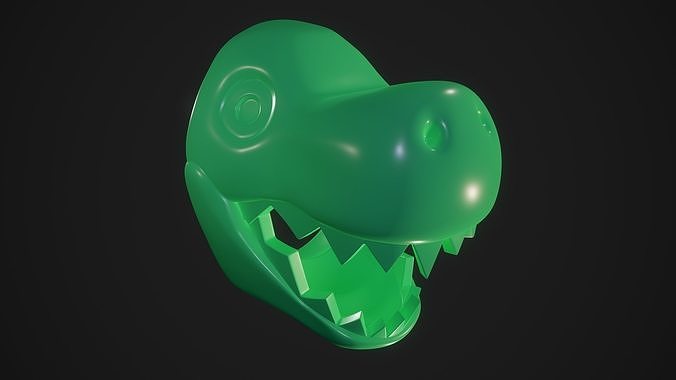 HALLOWEEN MASK 2023 COLLECTION-DUBIOUS DINO 3D model 3D printable ...