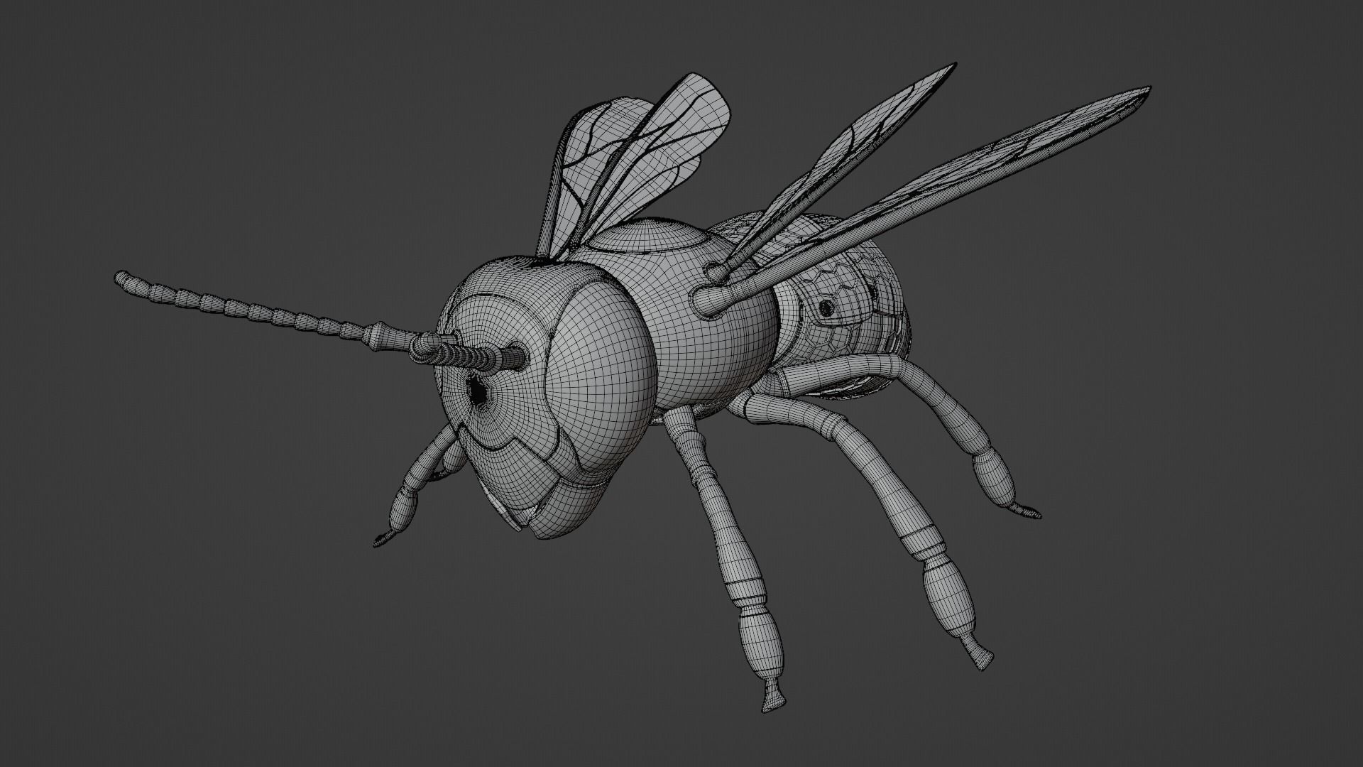 3D model Mecha Honey Bee VR / AR / low-poly | CGTrader