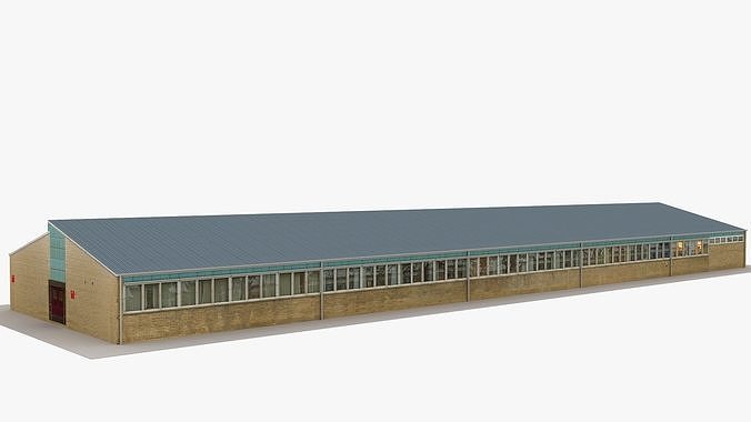 3D model Realistic European City Block Building 01 VR / AR / low-poly ...