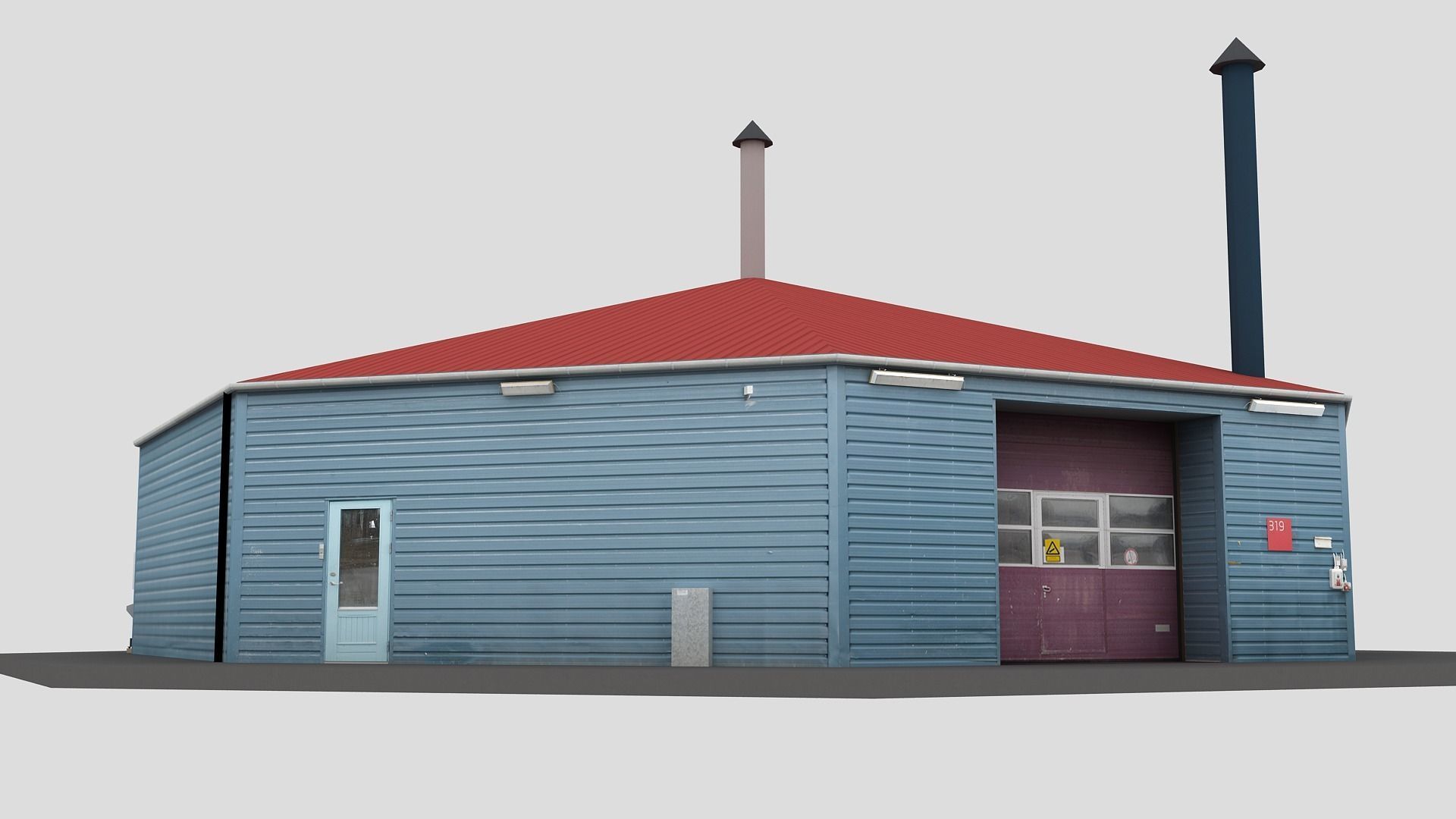 3D model Realistic European City Block Building 22 VR / AR / low-poly ...