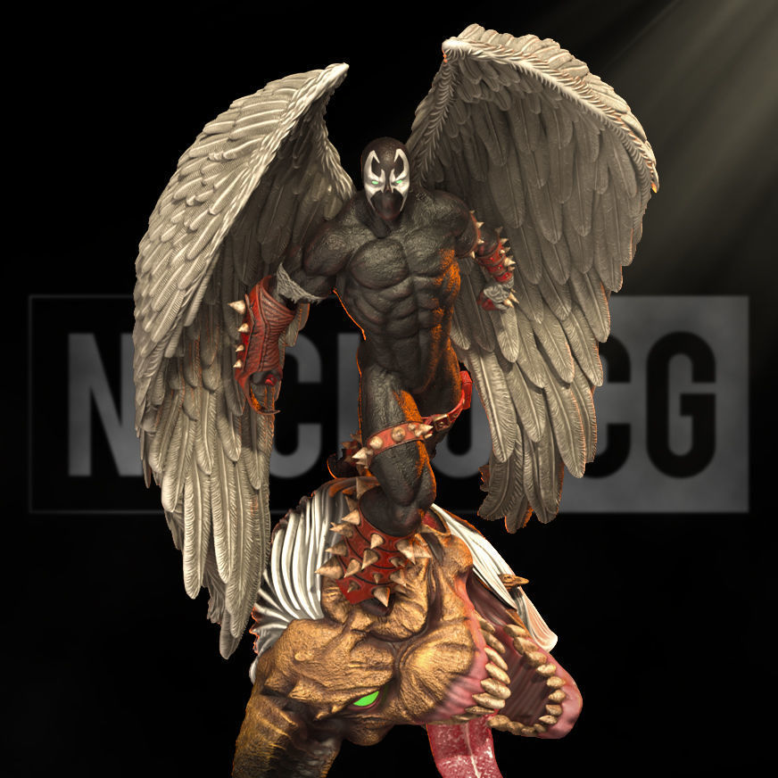 Fan Art - Spawn - Wings of Redemption 3D model 3D printable | CGTrader