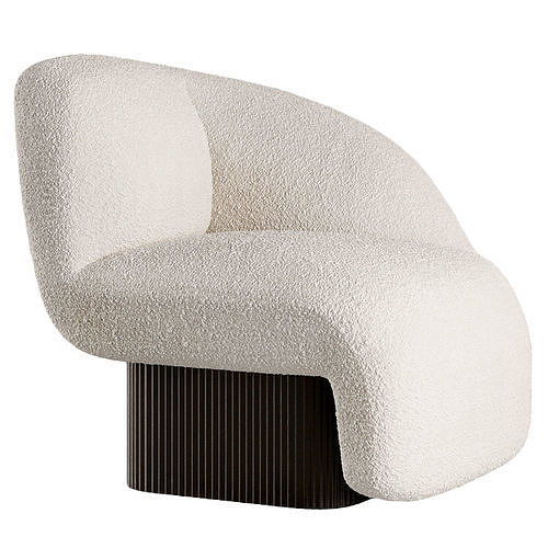 Amelia lounge chair by Jerome Bugara 3D model | CGTrader