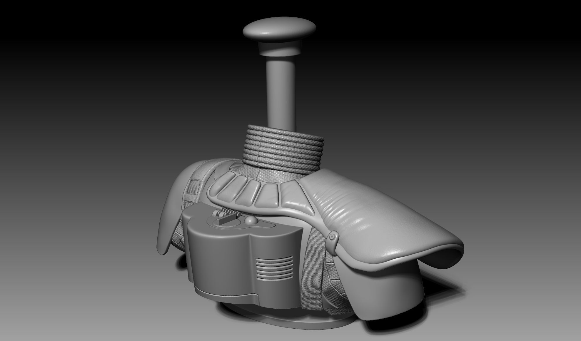 Scout Trooper Commander with Pauldron - Stand Helmet 3D model 3D ...