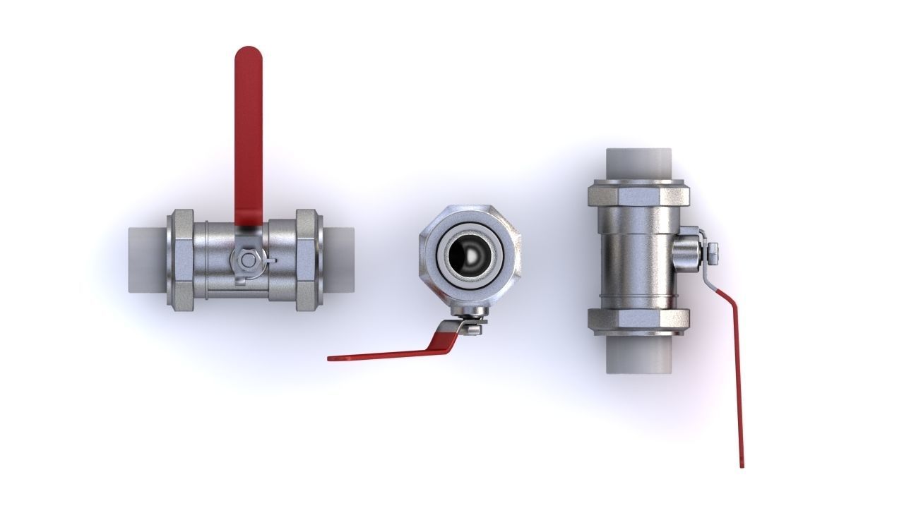 Ball Valve 3D model | CGTrader